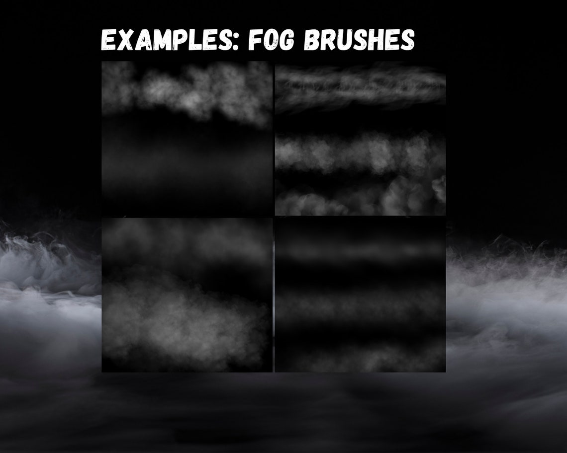 Fog Overlays for Photography, Mist Smoke Photoshop Overlays, Fog ...