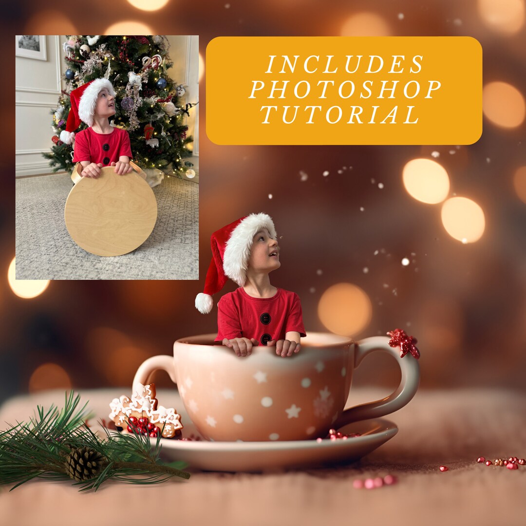 Christmas Digital Backdrop, Christmas Background, Digital Background ...