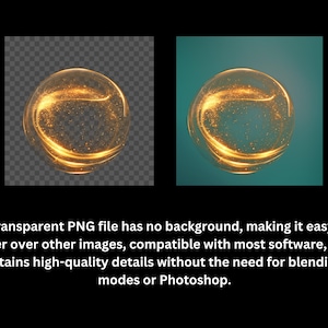 Magic Orb Photo Overlays: Fantasy Light Effects (PNG Digital Download ...