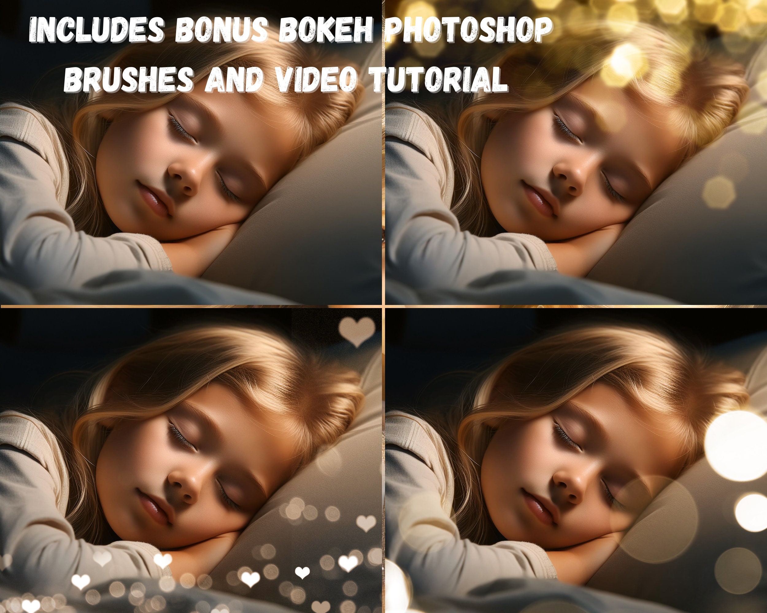 Blowing Glitter Bokeh Photoshop Overlays, Photoshop Bokeh Brushes, Photoshop Overlays ...