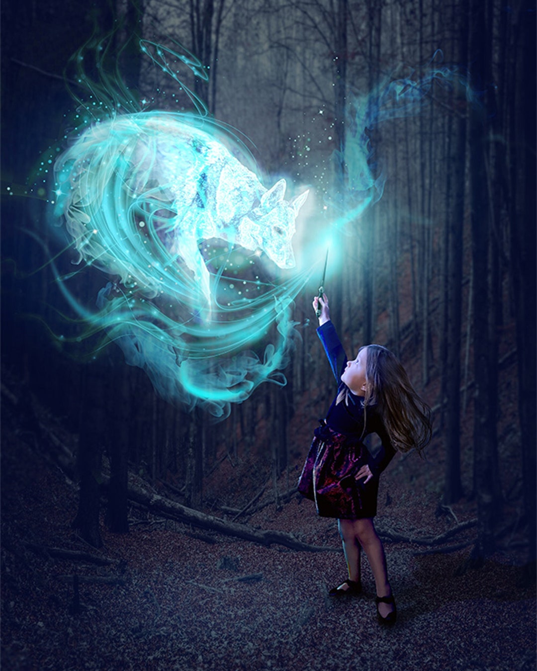 Magical Wizard Digital Background| Wizard Backdrops| Magic Backgrounds ...