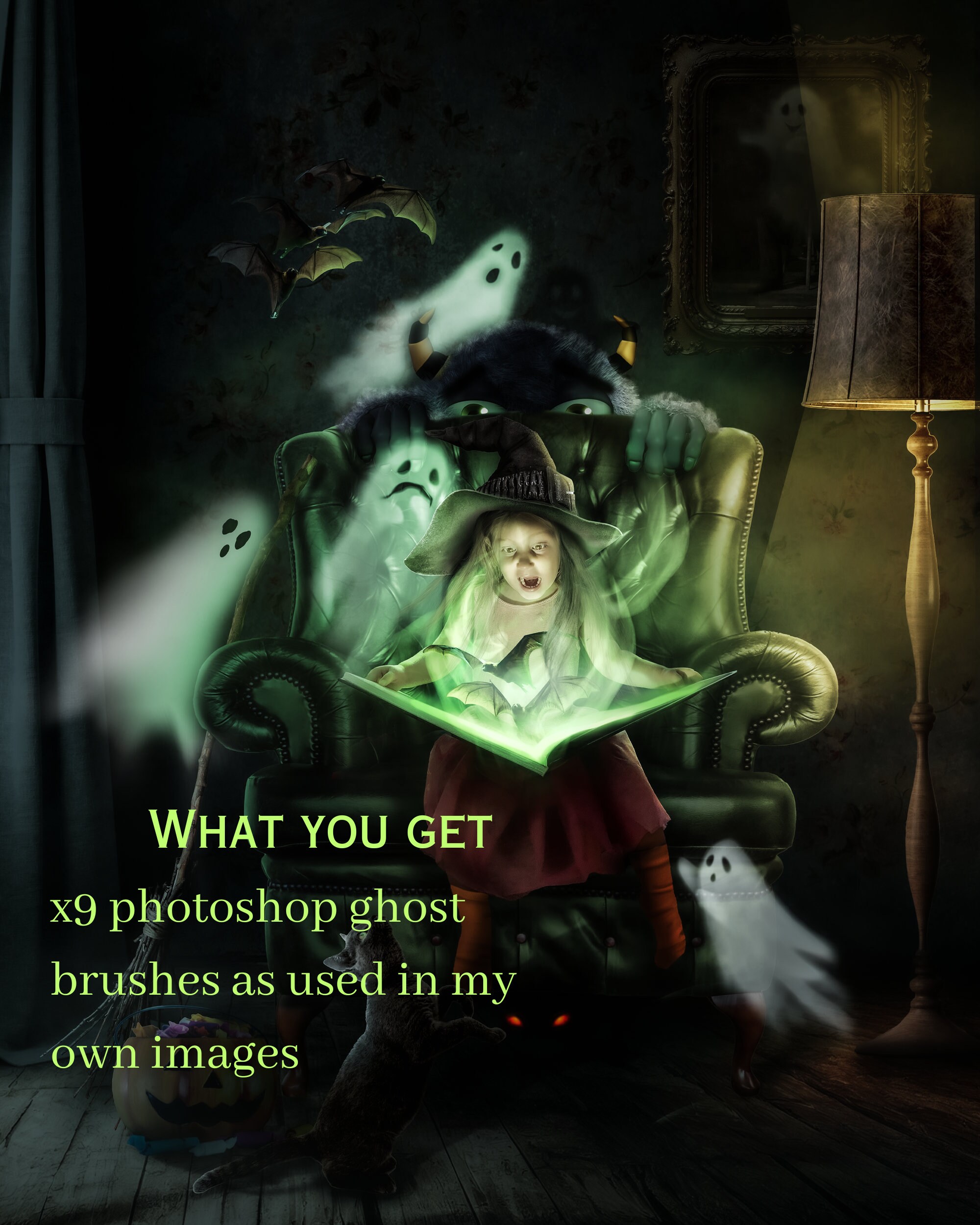 Ghost Brushes for Photoshop, Ghost Brushes, Photoshop Brushes ...