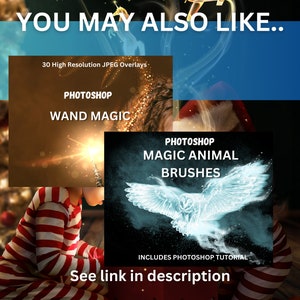 Christmas Magic Photoshop Brushes: Special Effects Brush Set (digital ...