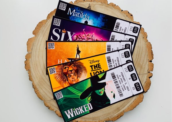 Wicked Elphaba and Glinda Broadway Sticker Playbill Musical Theatre ...