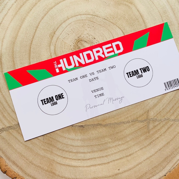 Football Match Game Ticket Template - Etsy