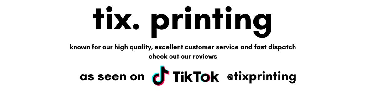 TIXPrinting - Etsy UK