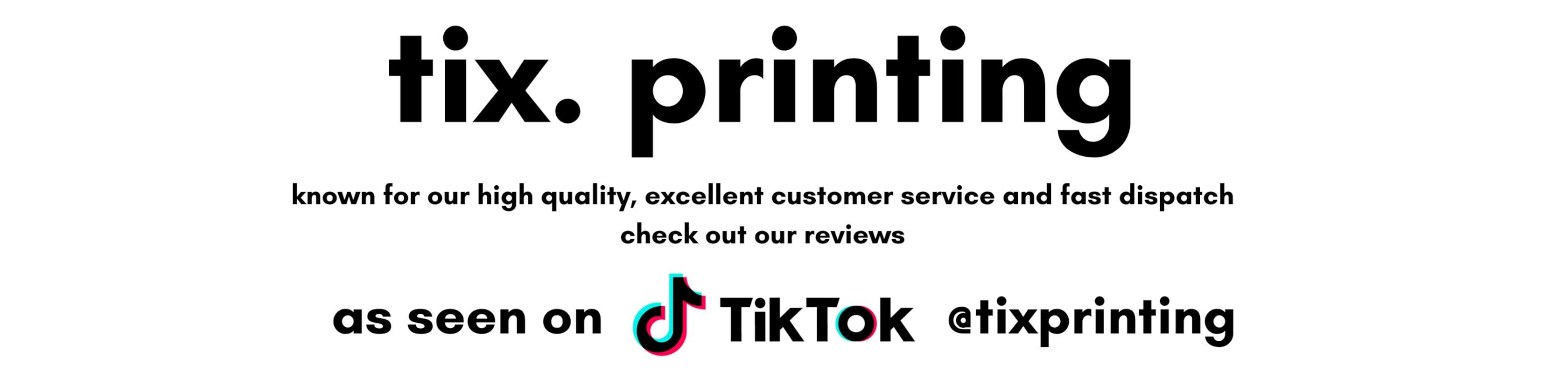 TIXPrinting - Etsy UK