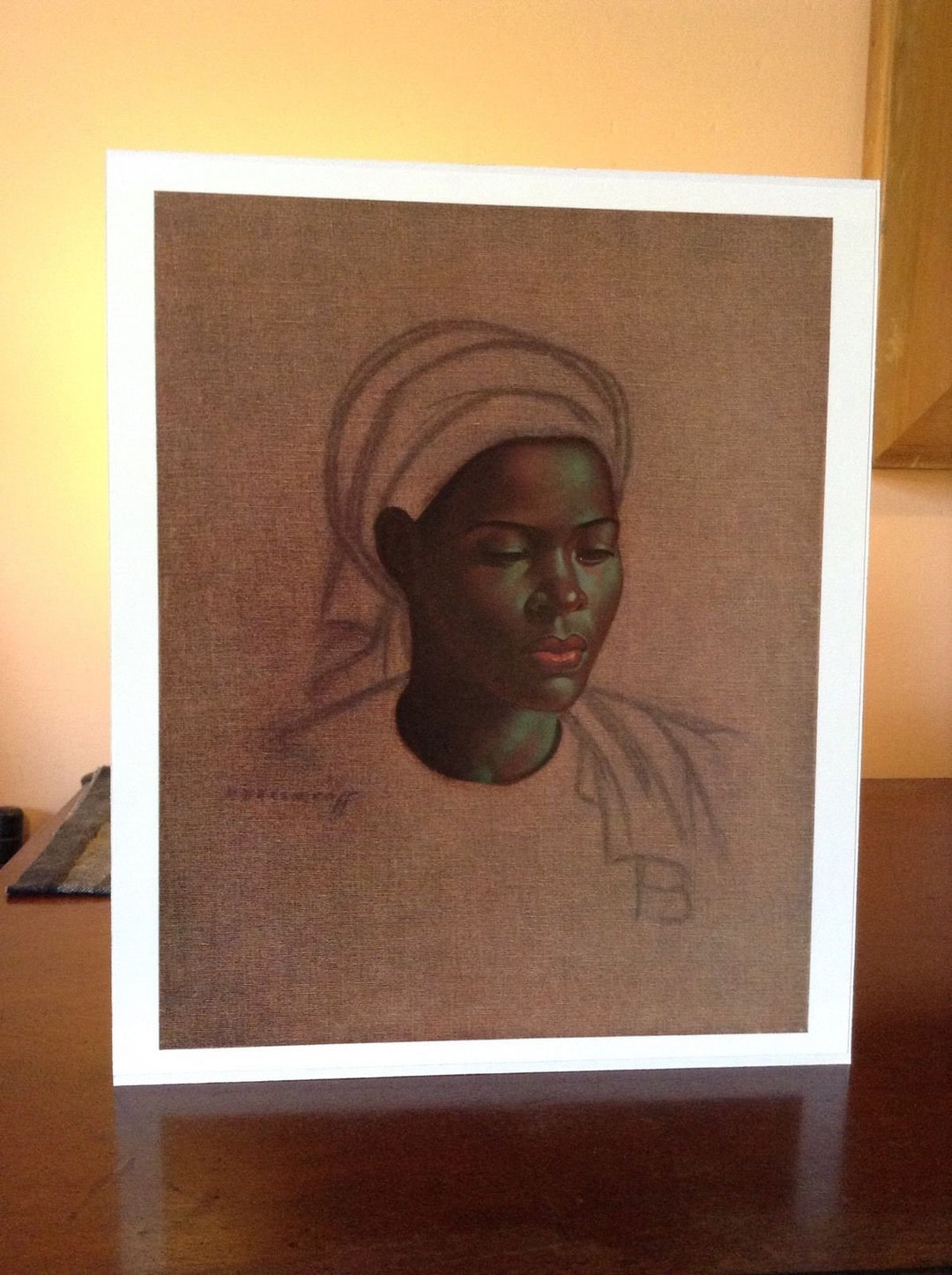 ORIGINAL RARE Tretchikoff Basuto Girl 1969 - Vintage Kitsch Art Print ...