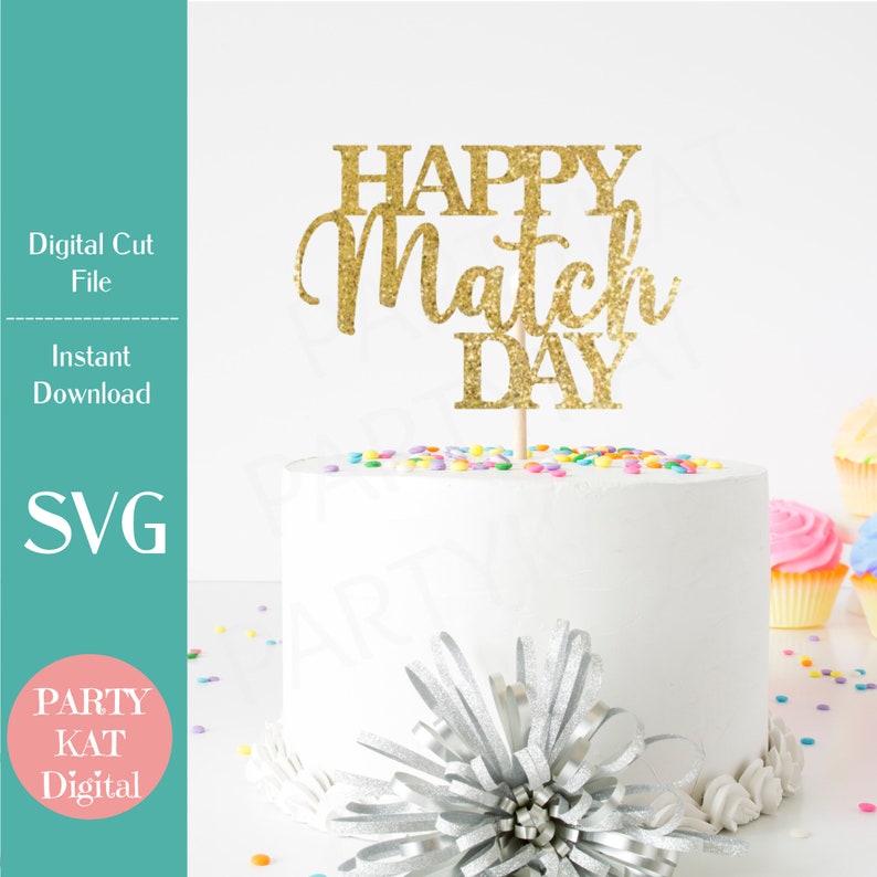 Happy Match Day Cake Topper SVG File, Med School SVG, Doctor Graduation ...