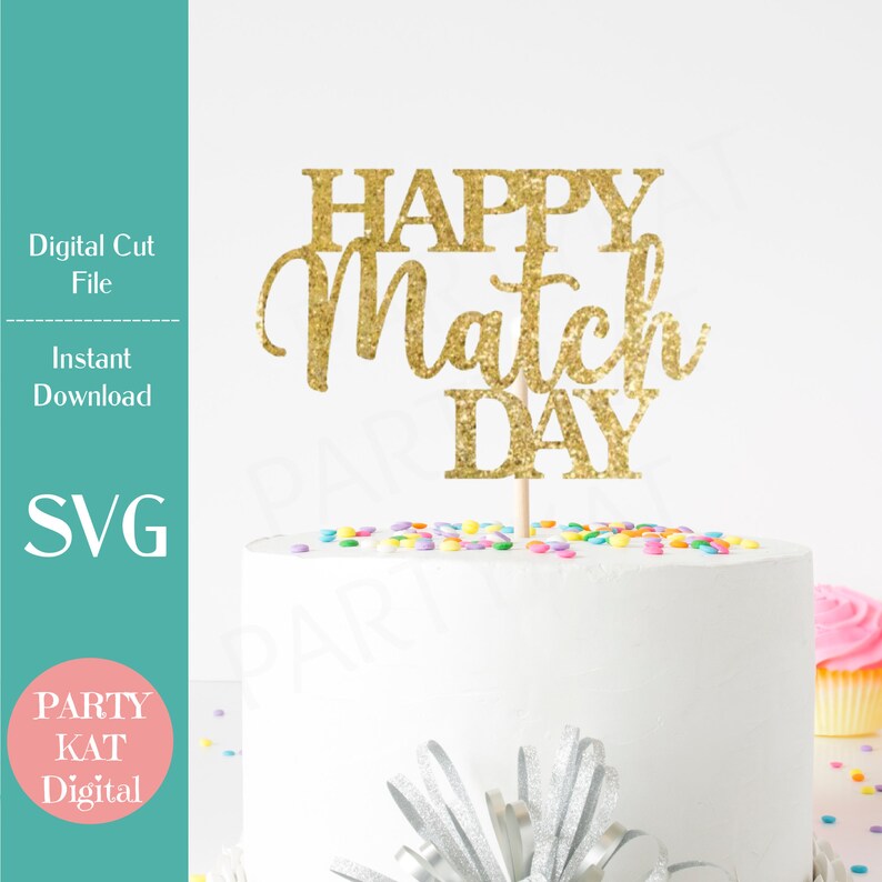 Happy Match Day Cake Topper SVG File, Med School SVG, Doctor Graduation ...