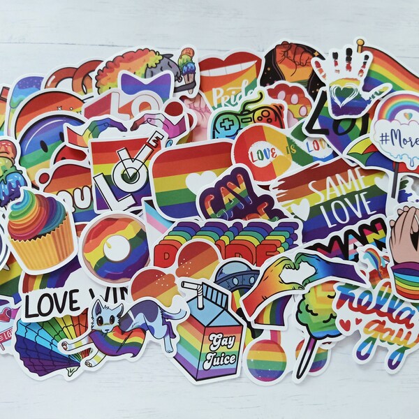 Gay pride sticker - Etsy.de