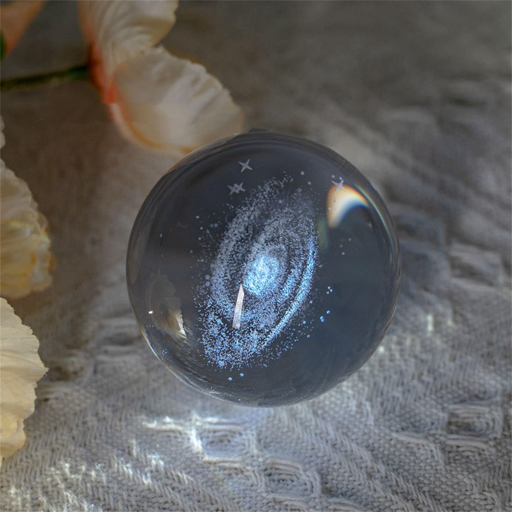 Custom Milky Way Night Light, Astronomy Nebula Night Lamp, Crystal Ball ...