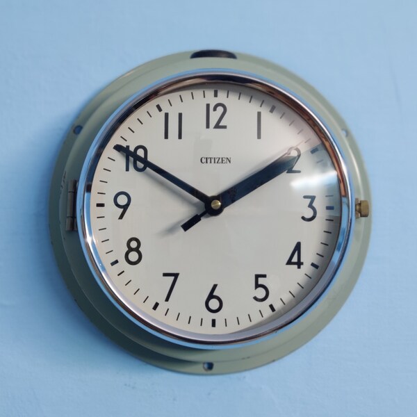 Blue Wall Clock - Etsy Australia