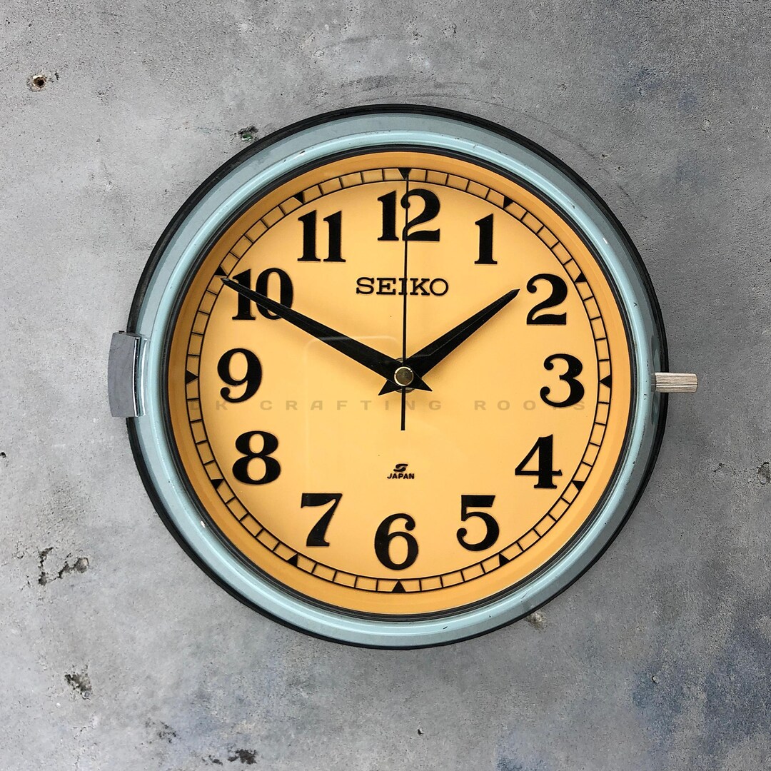 Maritime Seiko Wall Clock Nautical Slave Clock Navigation Ship's Boat ...