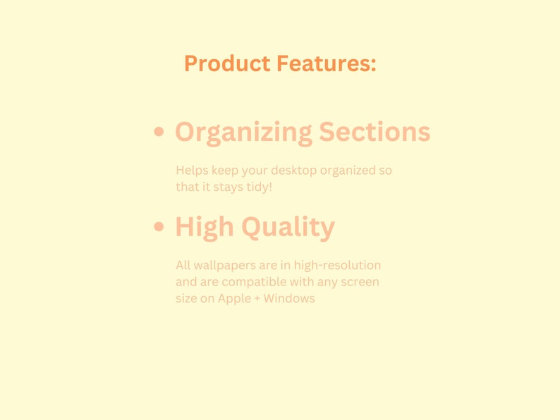 Honey Golden Desktop Wallpaper Organizer, Desktop Organizer, Desktop ...