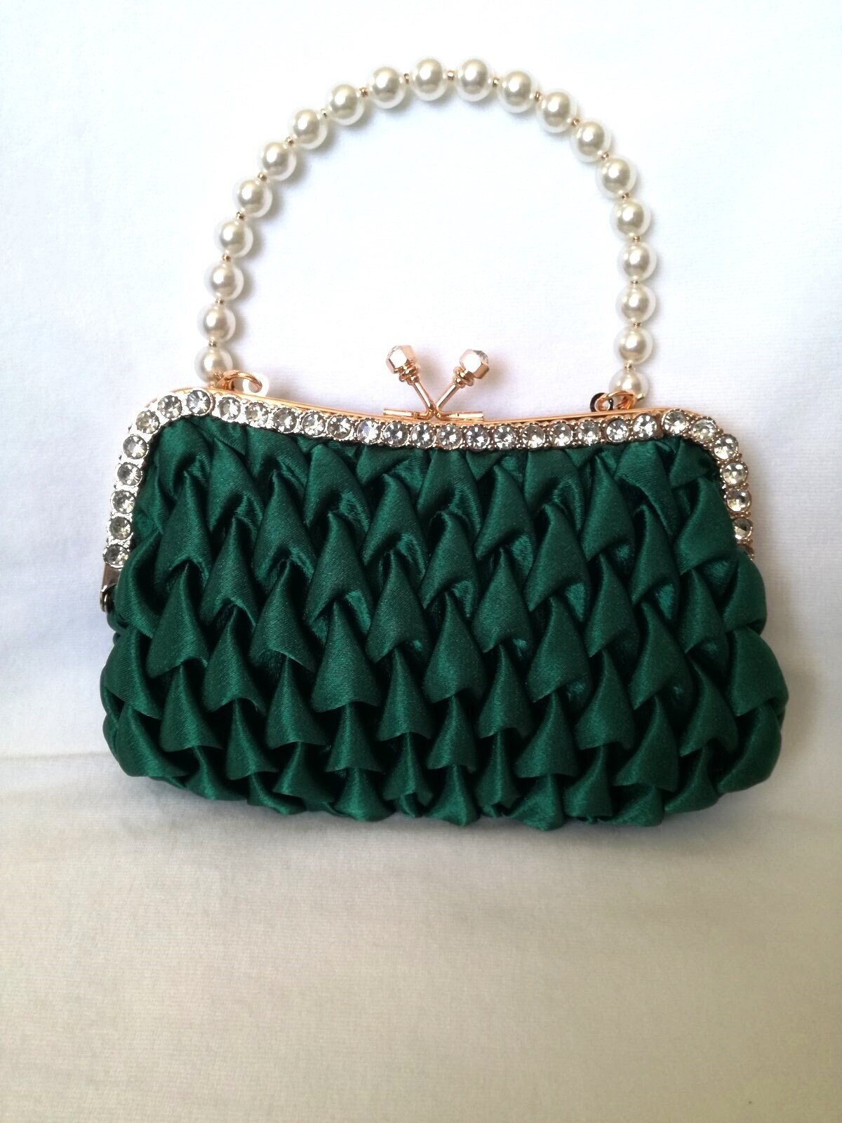 Emerald Green Evening Clutch Bagwedding Purseparty Handbag - Etsy