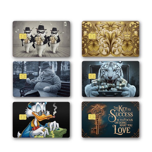 Anime Bank Card Stickers - Etsy