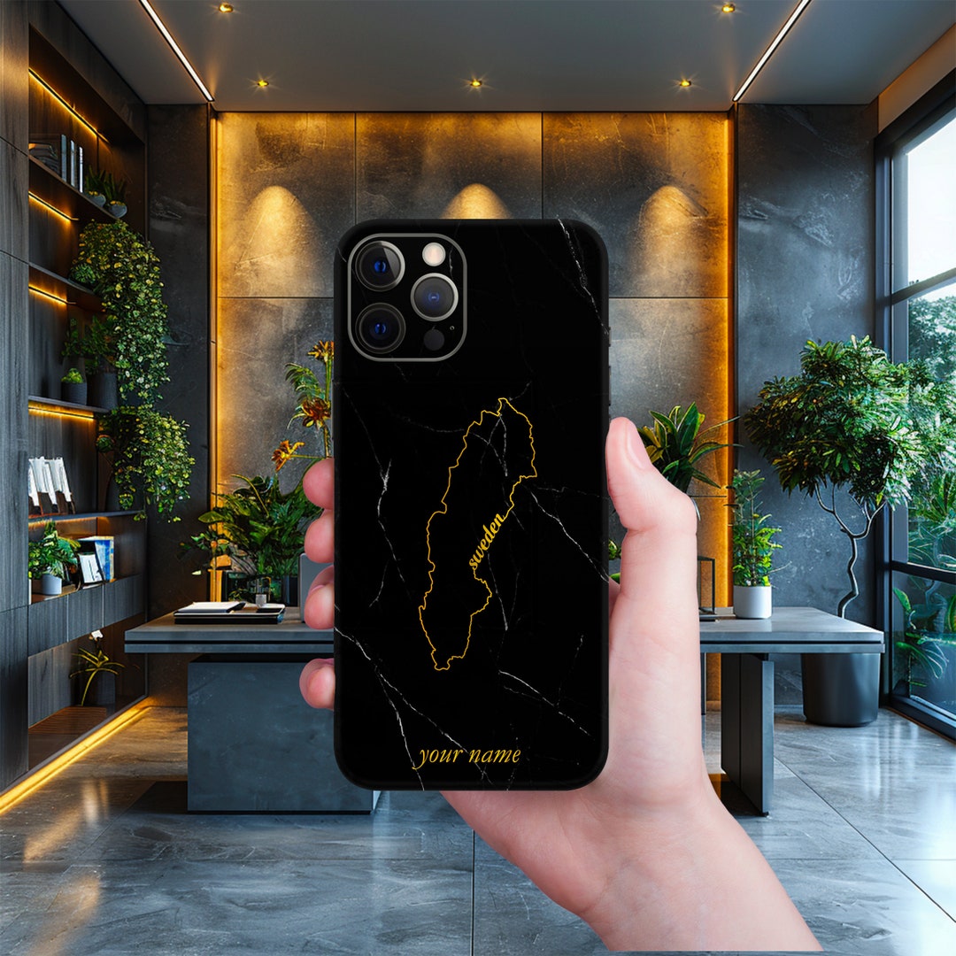 3 M iPhone Skin With Sweden Map Design for All Models: iPhone 14 Pro ...