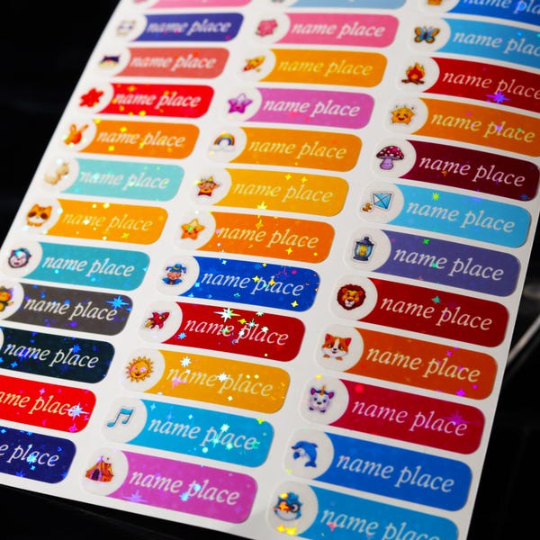 Nombre stickers - Etsy México