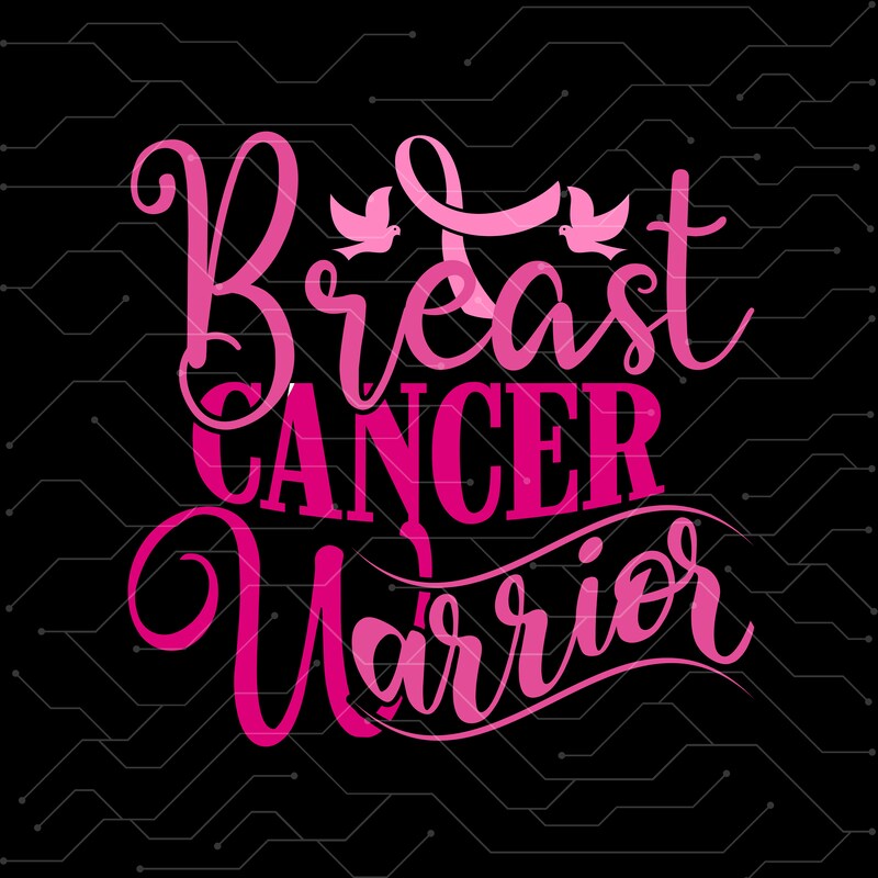 Cancer Warrior Svg - Etsy