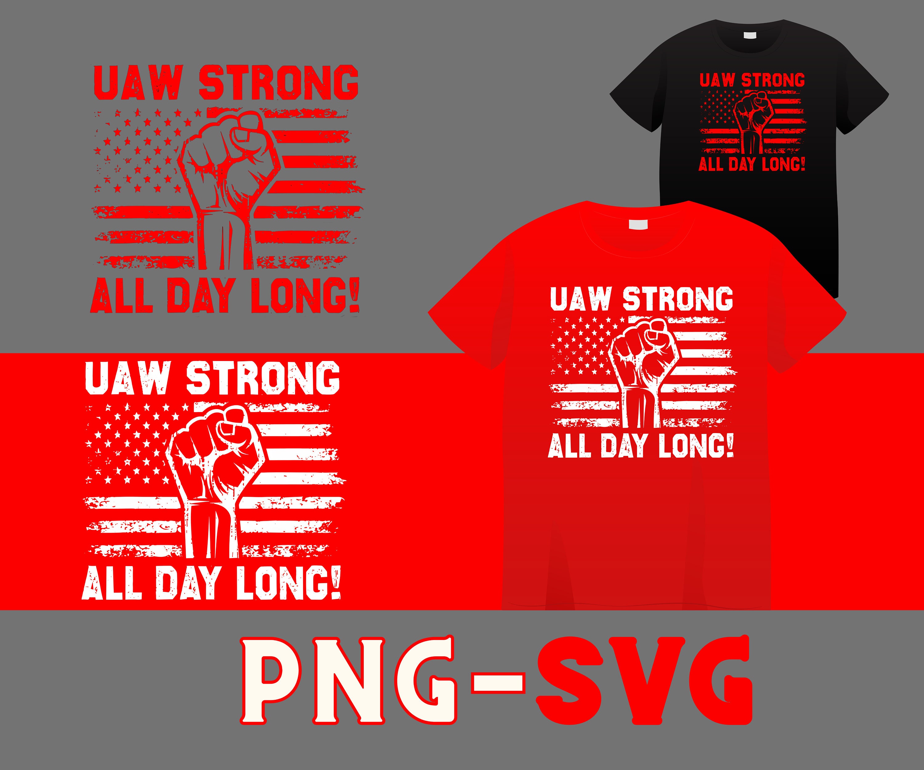 UAW Strike USA Flag SVG - Labor Union Protest Digital Download,uaw ...