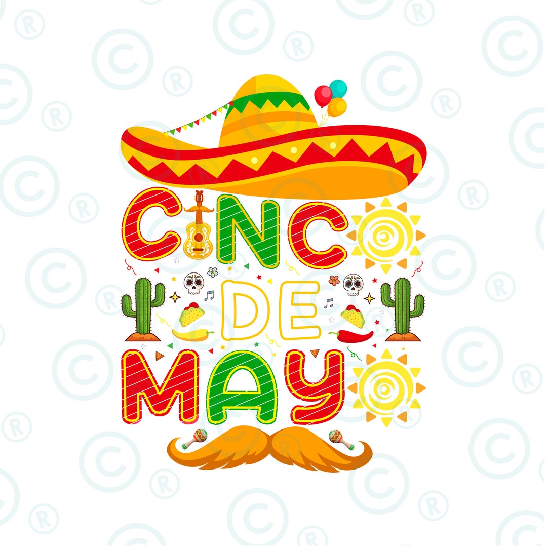 Cinco De Drinko PNG Sublimation Ready All Ready for Cinco De Mayo - Etsy