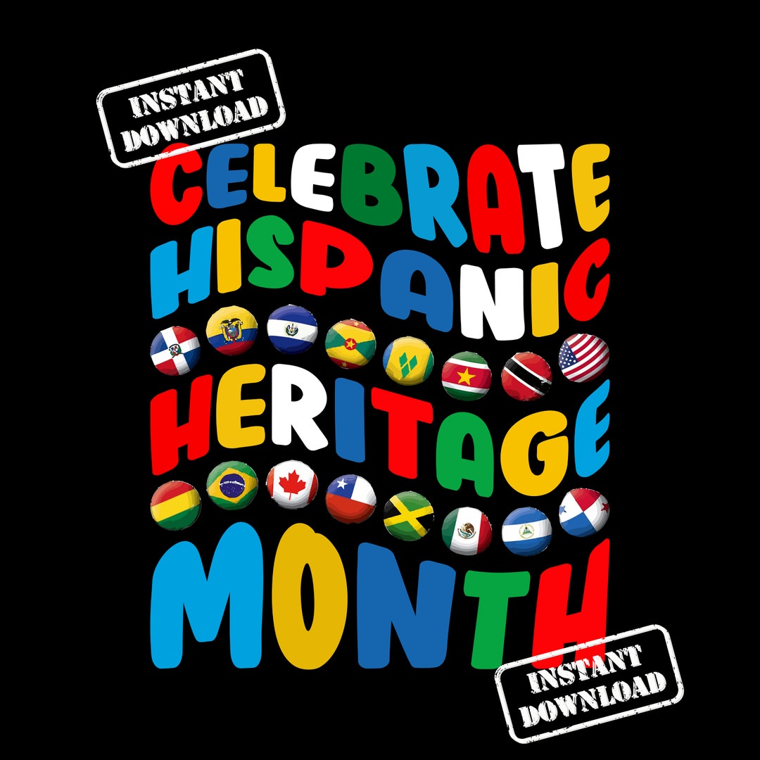 Hispanic Heritage Png Svg ,national Hispanic,hispanic Month,heritage ...
