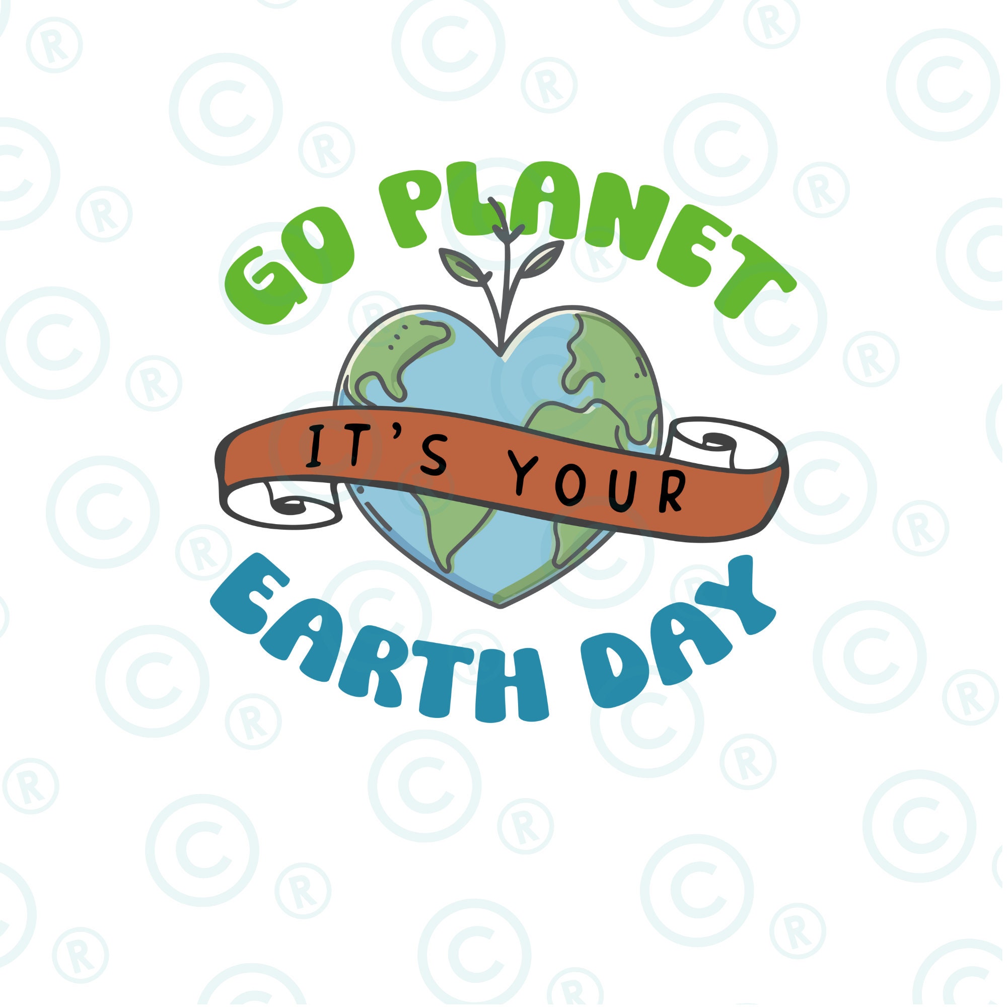 Go Planet It's Your Earth Day SVG PNG, Be Kind to the Planet Earth Day ...