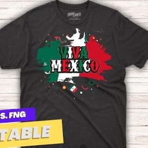 Viva Mexico Flag Pride Shirt Design EPS SVG PNG | Mexican Pride ...
