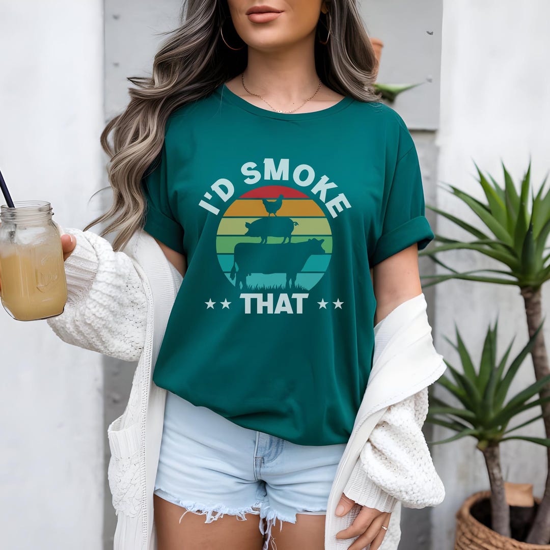I'D Smoke That Svg,id Smoke That Dtf,papa Cooking Apron Svg,backyard ...