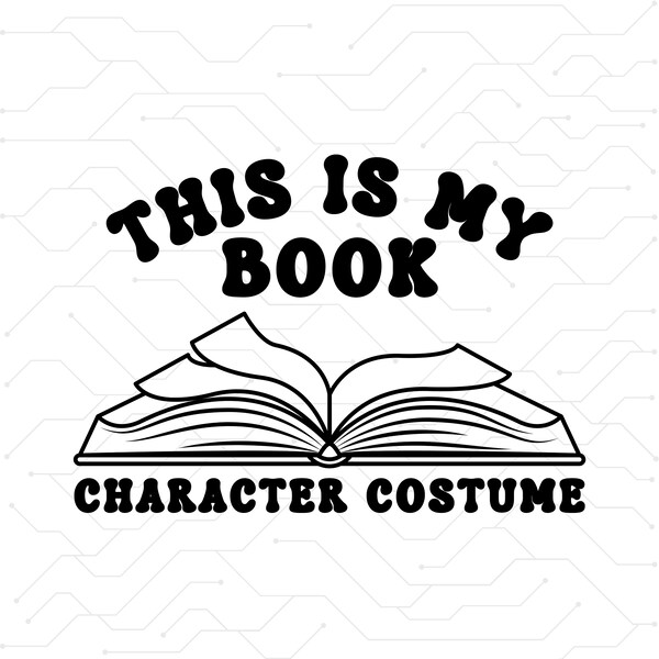 Book Character Svg - Etsy