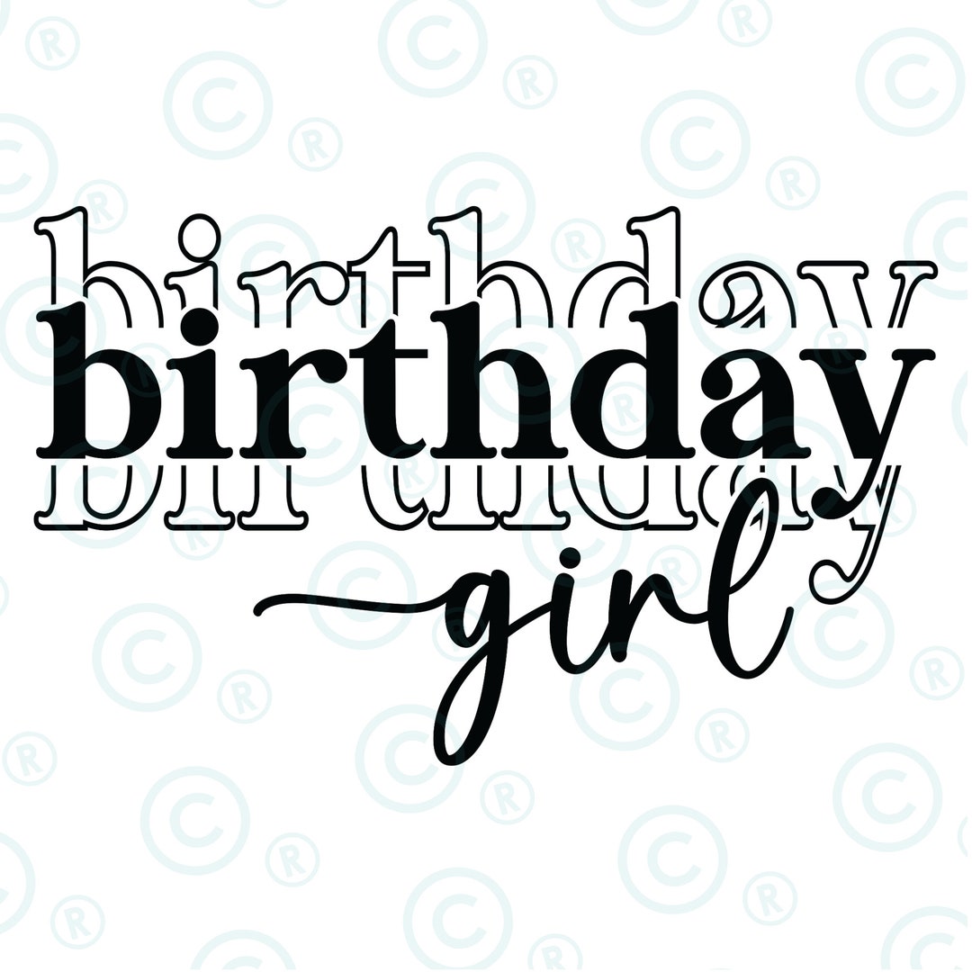 Birthday Girl Svg Png , Birthday Party Girl Png Svg , Youth Birthday ...