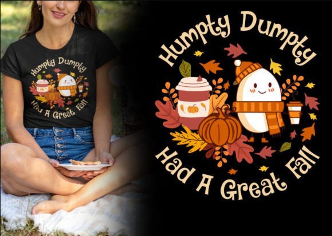 Humpty Dumpty Had A Great Fall Png Bundle, Fall Thanksgiving PNG for ...