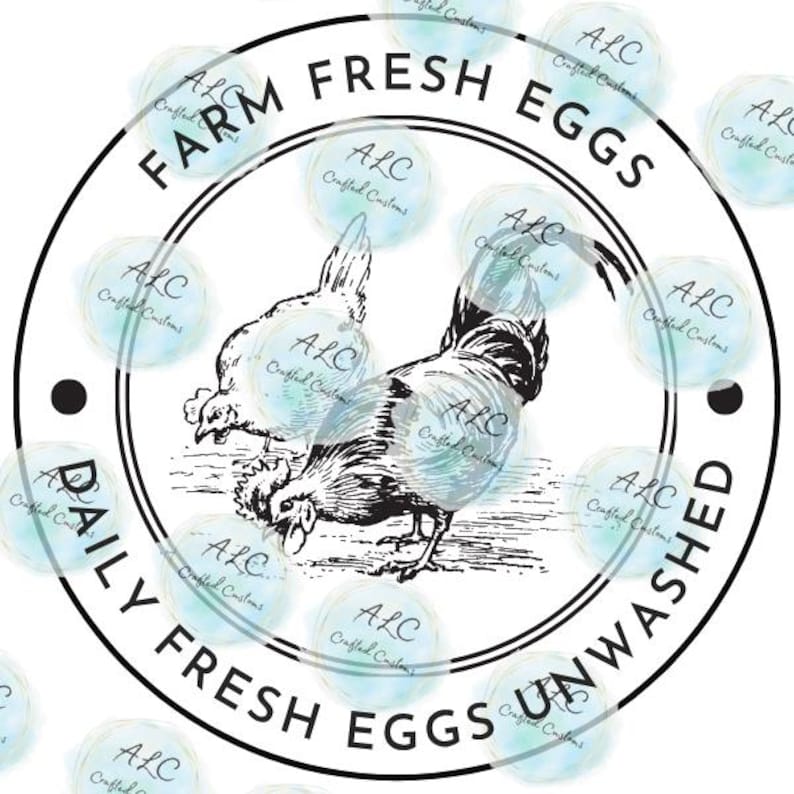 Printable Farm Fresh Eggs - Etsy