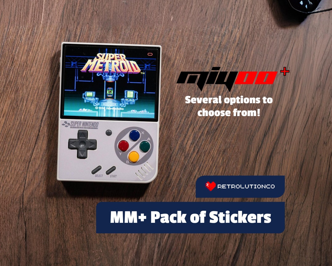 Miyoo Mini Plus Sticker Set 4 Stickers Total - Etsy UK