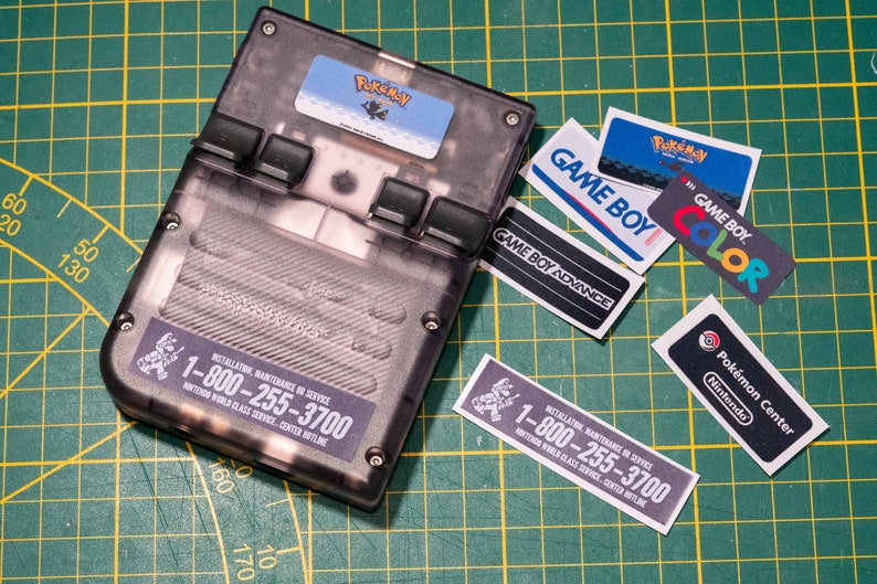 RG35XX Back Gameboy Stickers Pack - Etsy