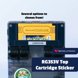 RG353V Cartridge Sticker Pack - Etsy