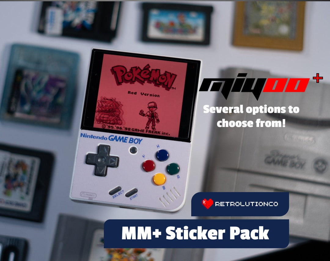 Miyoo Mini Plus Sticker set 4 stickers total Customization for Miyoo ...