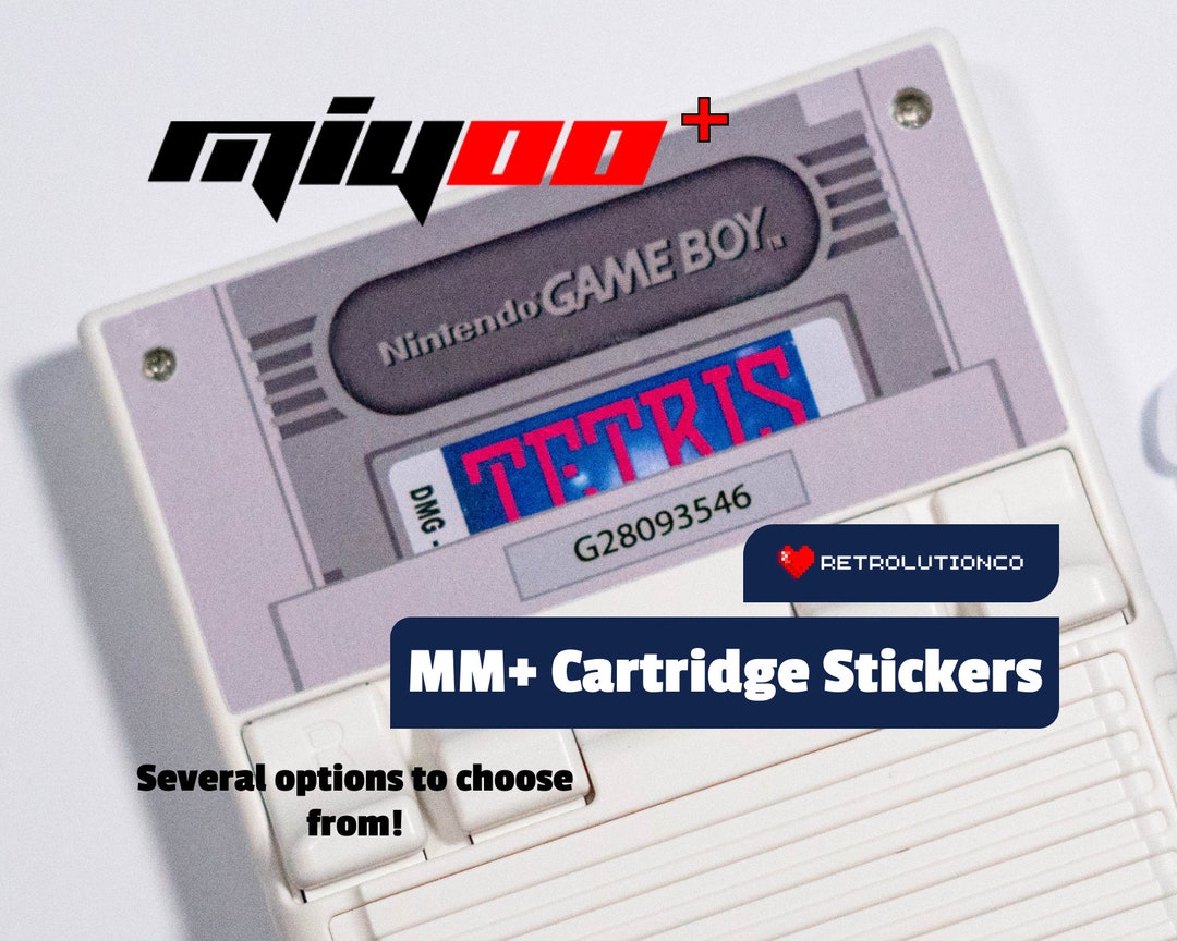 Miyoo Mini Plus - Cartridge Slot Sticker - Etsy