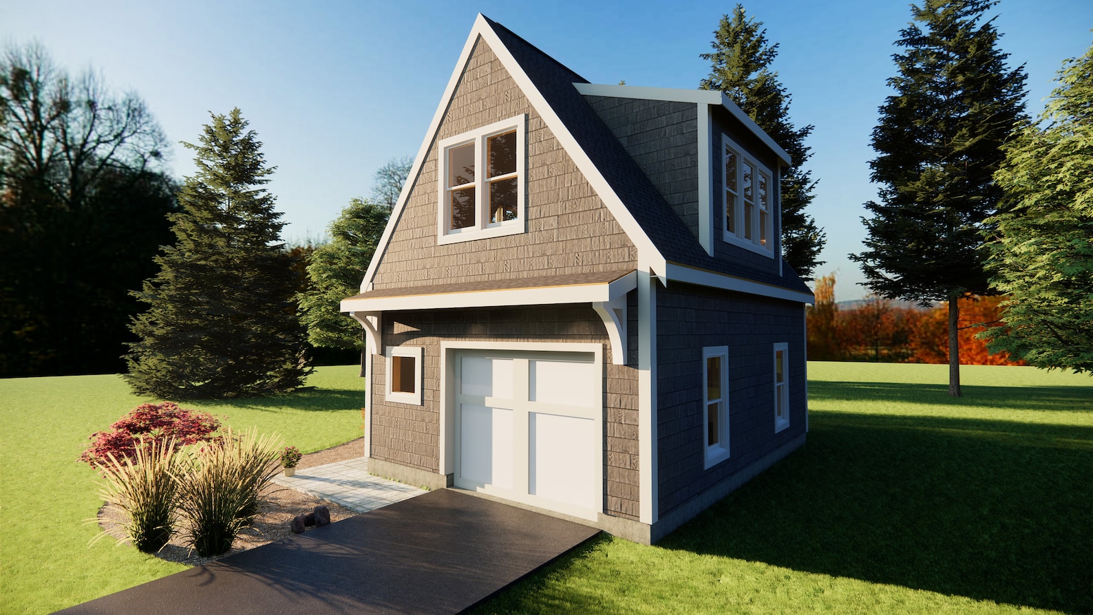 Garage ADU Floor Plan With Bedroom - Etsy