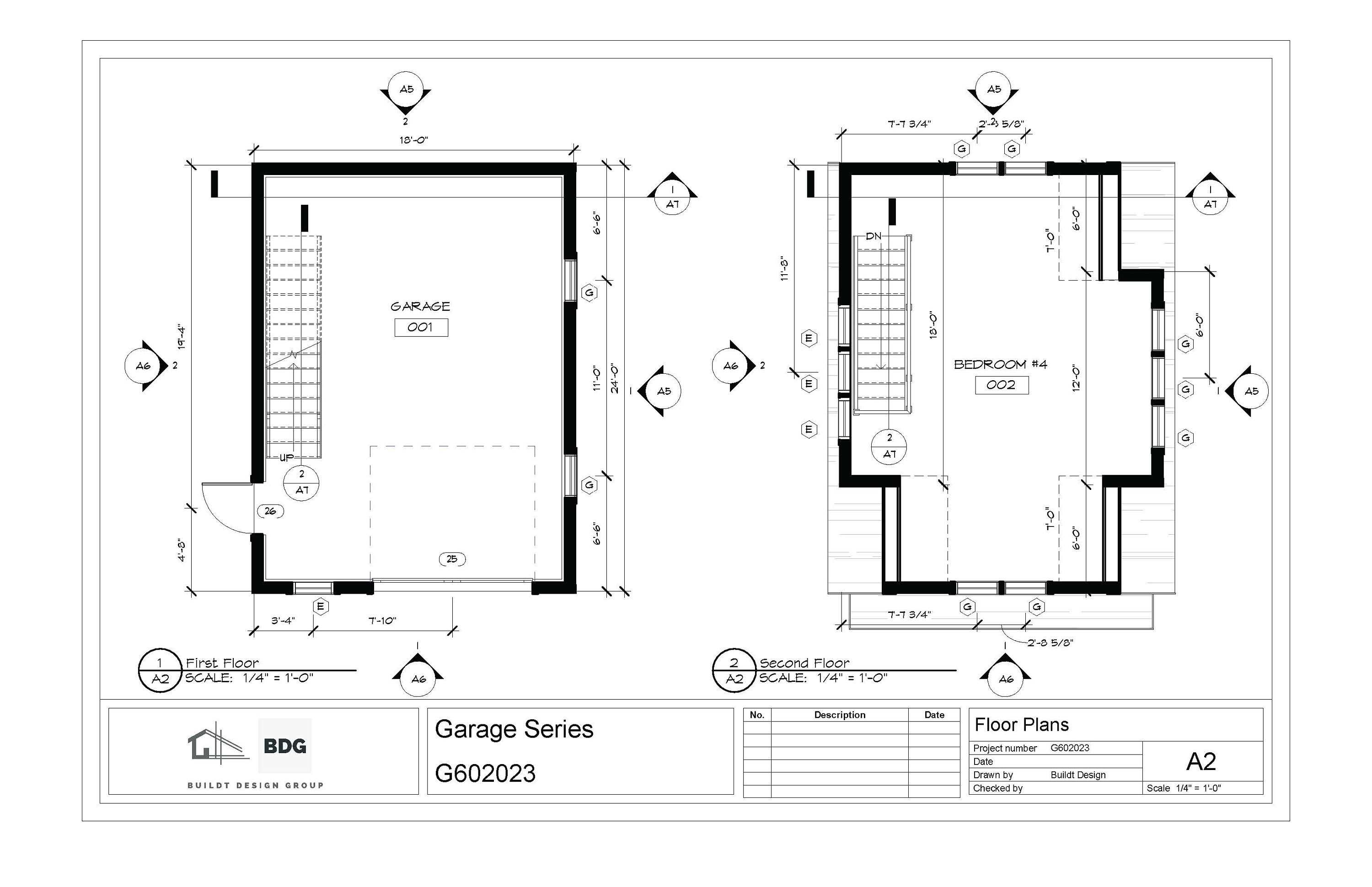 Garage ADU Floor Plan With Bedroom - Etsy