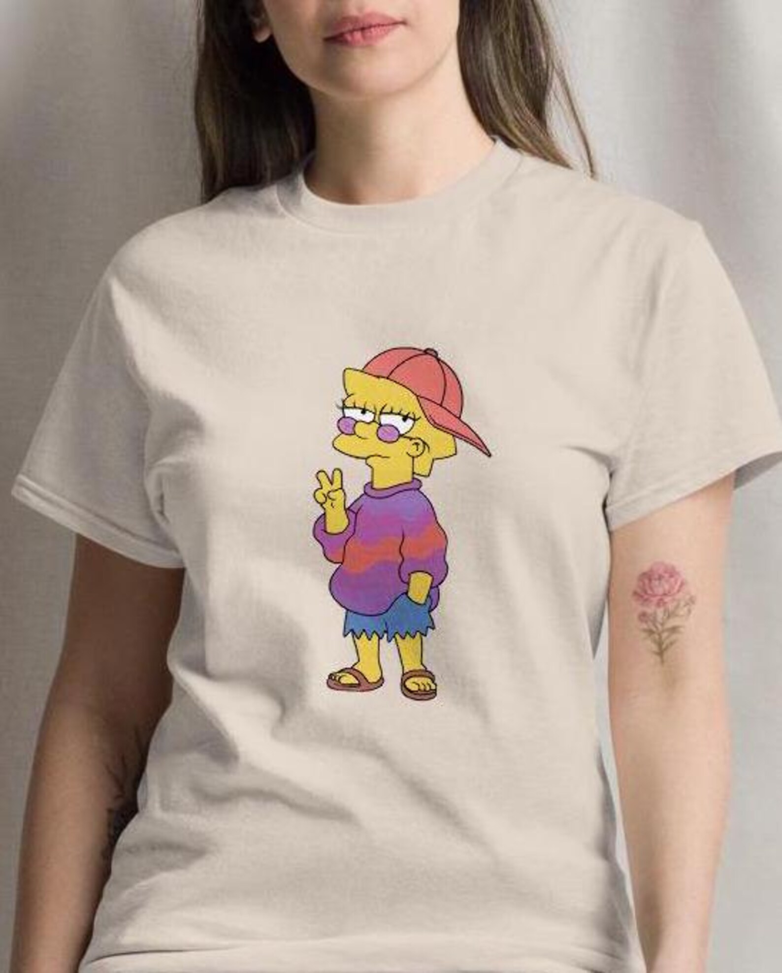 Lisa Simpson Shirt, Comfort Colors T-shirt, the Lisa Simpsons Shirt ...