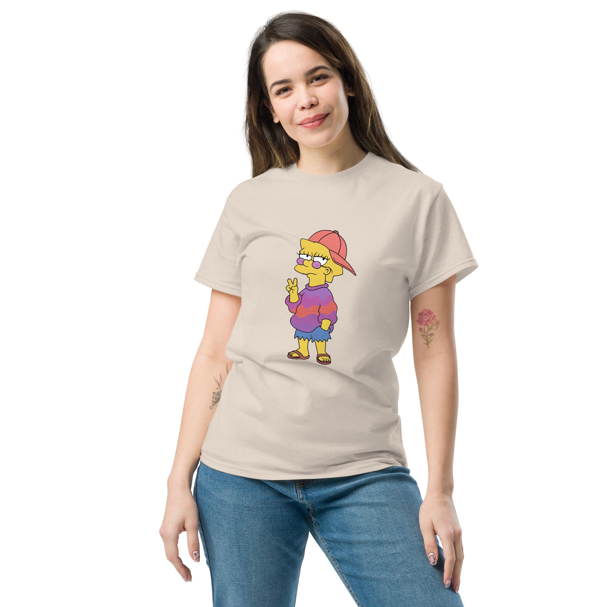 Lisa Simpson Shirt, Comfort Colors T-shirt, the Lisa Simpsons Shirt ...