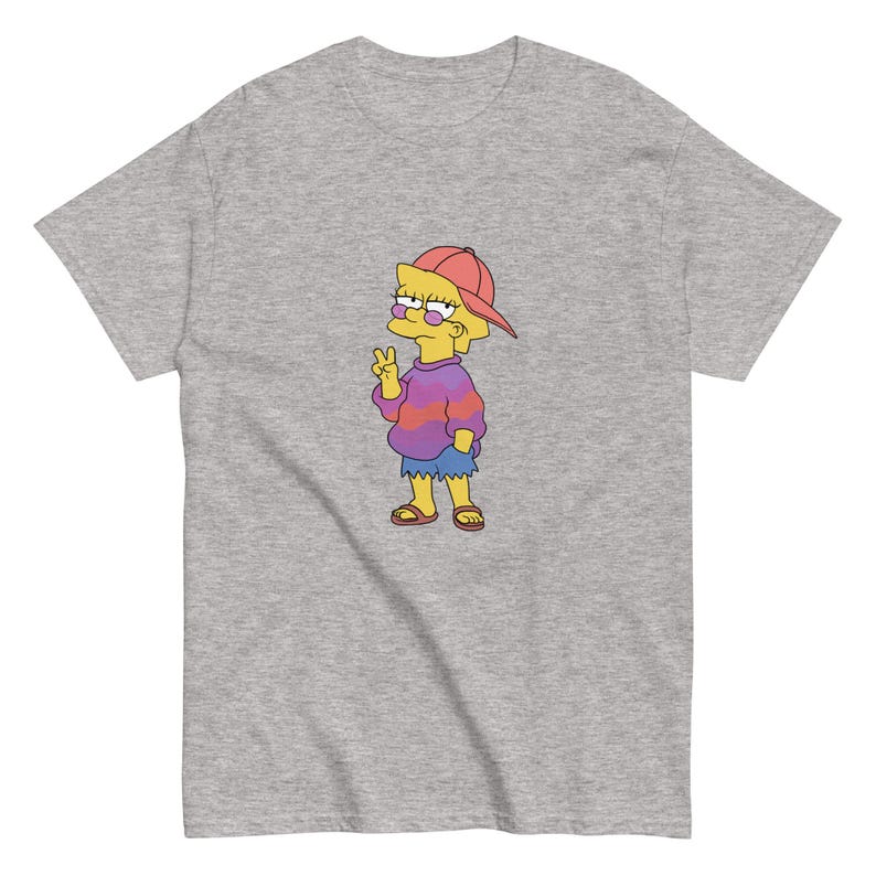 Lisa Simpson Shirt, Comfort Colors T-shirt, the Lisa Simpsons Shirt ...
