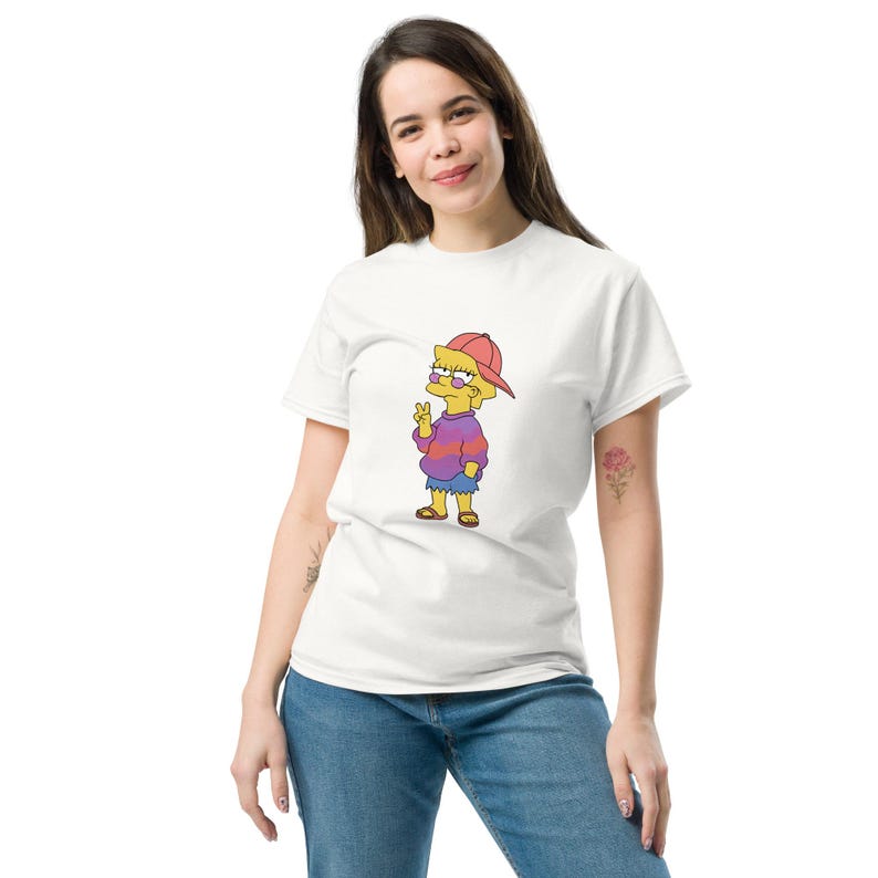 Lisa Simpson Shirt, Comfort Colors T-shirt, the Lisa Simpsons Shirt ...