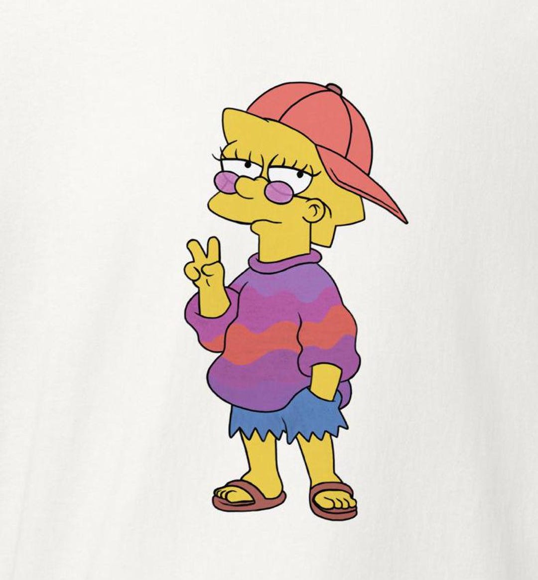 Lisa Simpson Shirt, Comfort Colors T-shirt, the Lisa Simpsons Shirt ...