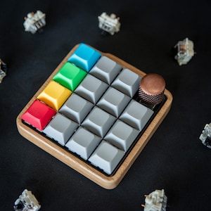 Macropad With Knob | Programmable Keys (qmk/vial) - Etsy