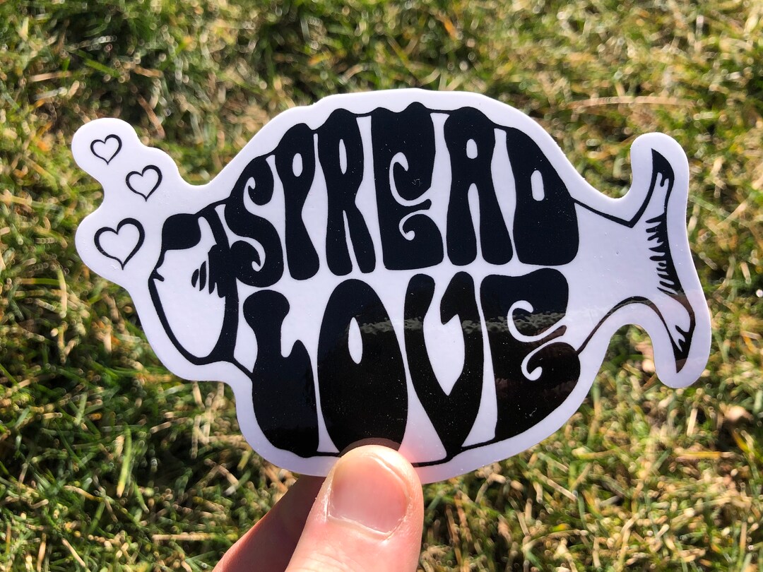Phish Logo Sticker - "spread Love" Phish-inspired Fish Logo 5 X 3.25 ...