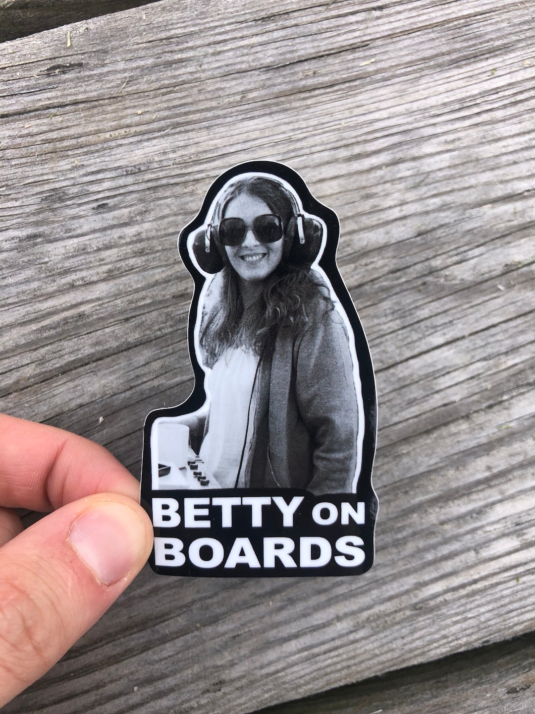Grateful Dead "betty on Board" Sticker - Betty Cantor-jackson Inspired ...