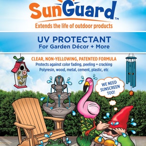 SUNGUARD UV Protectant Spray for Outdoor Décor, Furniture & More (2 ...